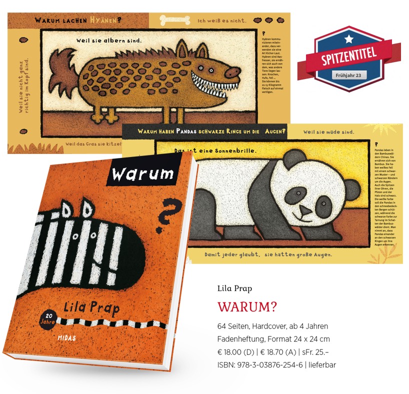 »WARUM?« von Lila Prap – der Bilderbuchklassiker – Promi und Eventfotos