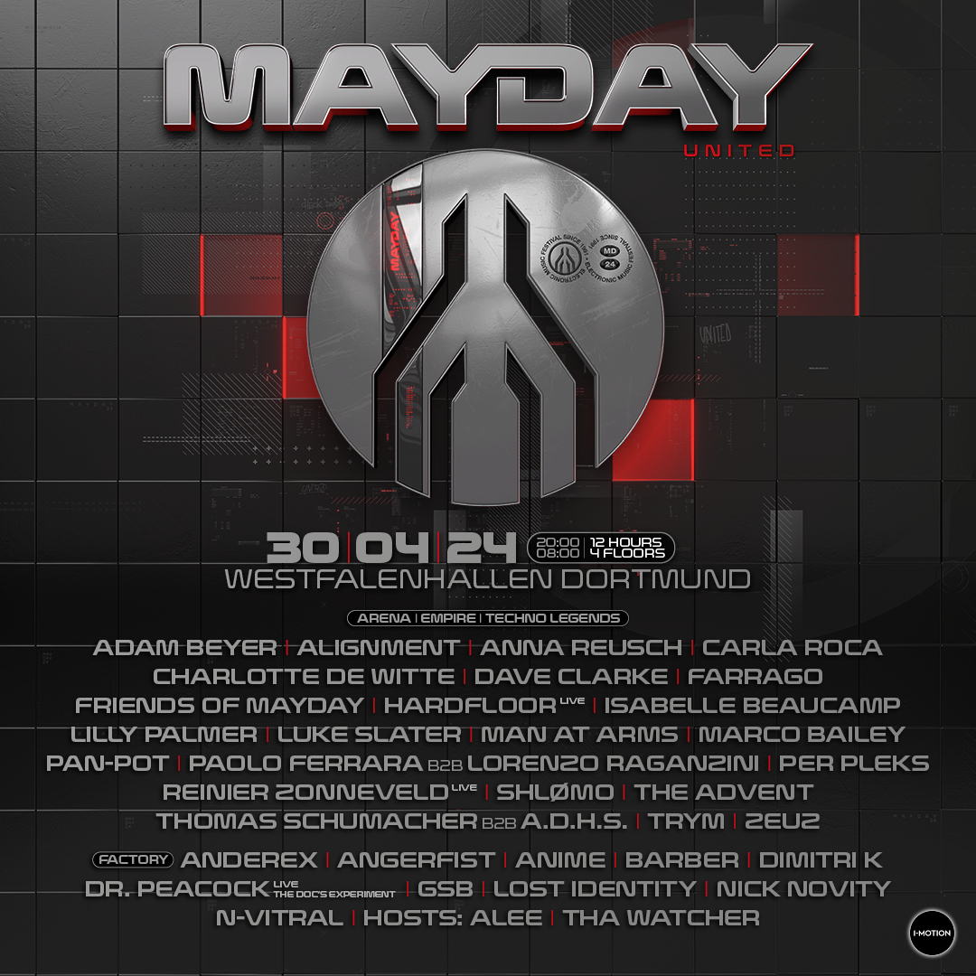 MAYDAY – Der größte deutsche Indoor-Rave mit Timetable und Latest News ...