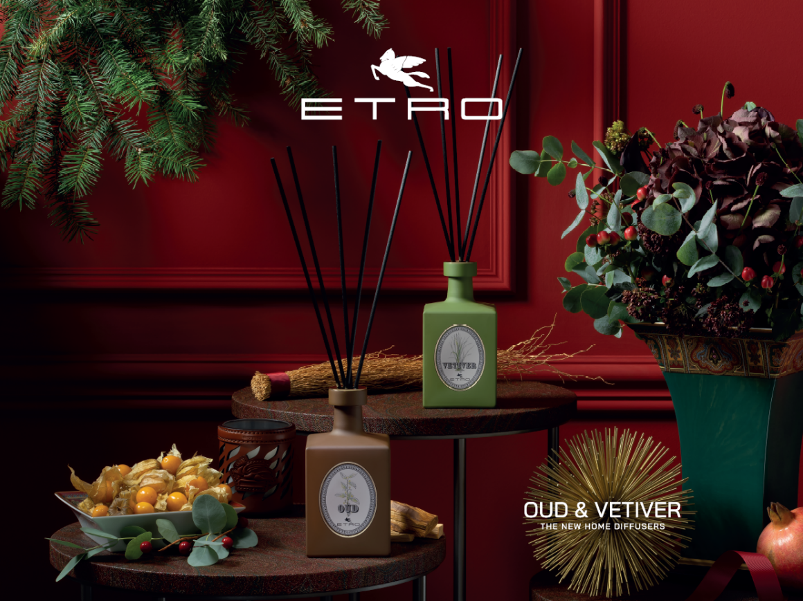 ETRO enthüllt die neuesten Home-Diffuser: Oud und Vetiver – Promi und Eventfotos