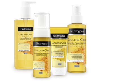 Neutrogena® Curcuma Clear Serie mit dem Superfood Kurkuma für unreine ...